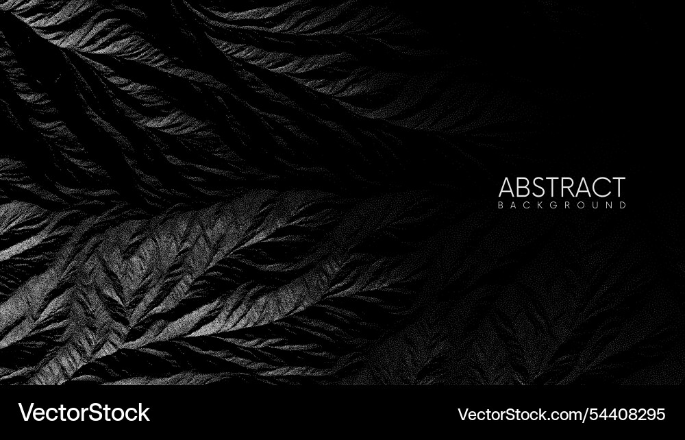 Stippling mountain landscape black and white rock Vector Image