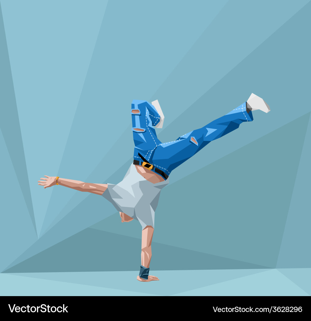 Breakdancing Royalty Free Vector Image - VectorStock