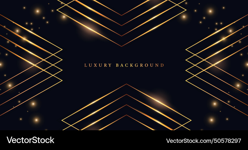 Abstract golden line geometric background-01 Vector Image