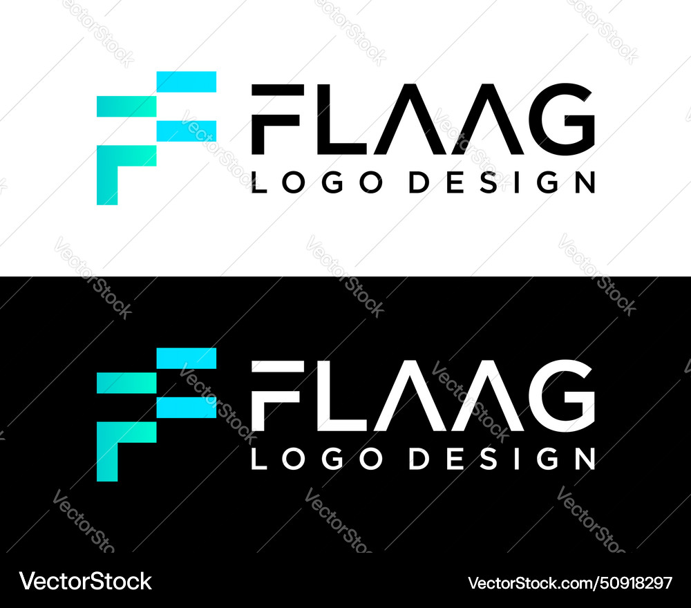 Flag logo Royalty Free Vector Image - VectorStock