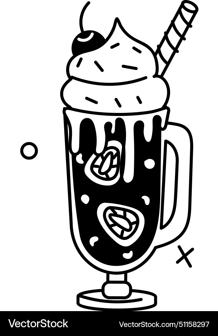 Milkshake Royalty Free Vector Image - VectorStock