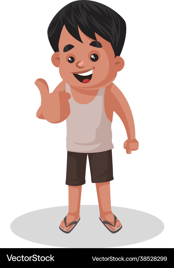 Boy cartoon character Royalty Free Vector Image