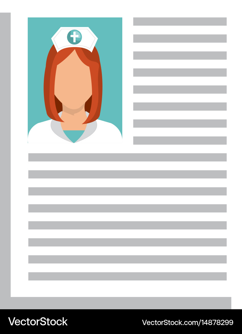 Doctor curriculum paper icon Royalty Free Vector Image