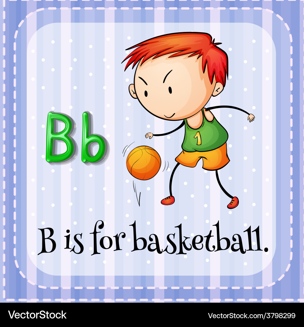 Letter b Royalty Free Vector Image - VectorStock