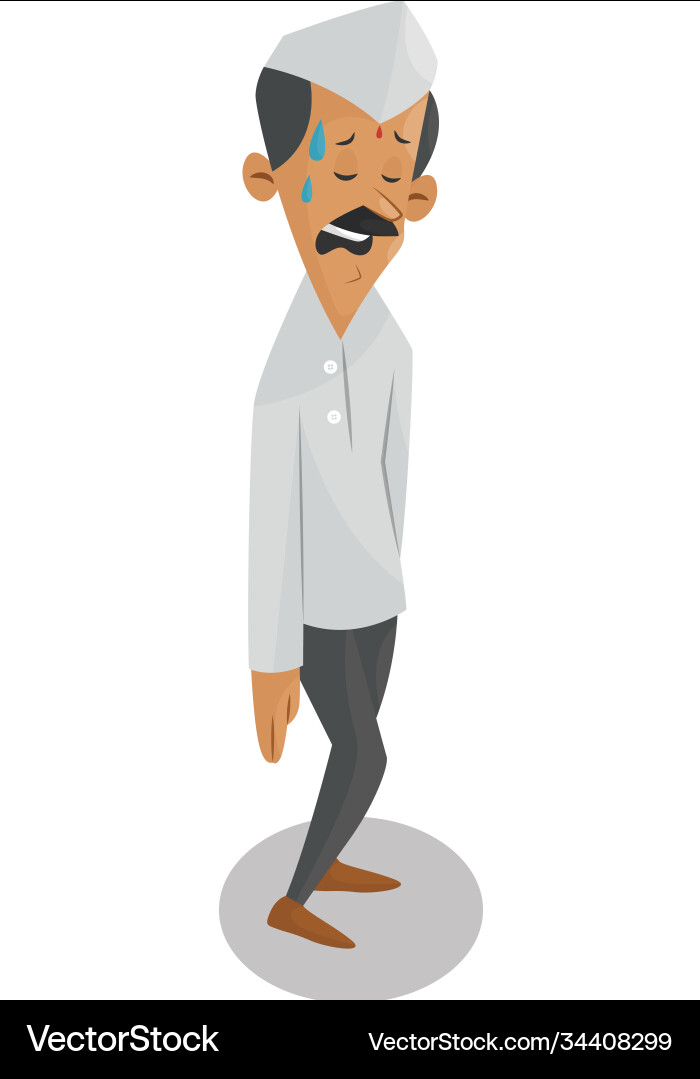 Tiffin service man Royalty Free Vector Image - VectorStock