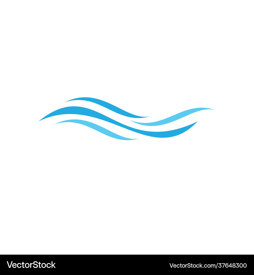Water wave Royalty Free Vector Image - VectorStock