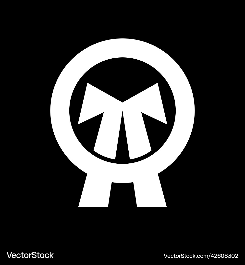 Advocate symbol creative logo design Royalty Free Vector