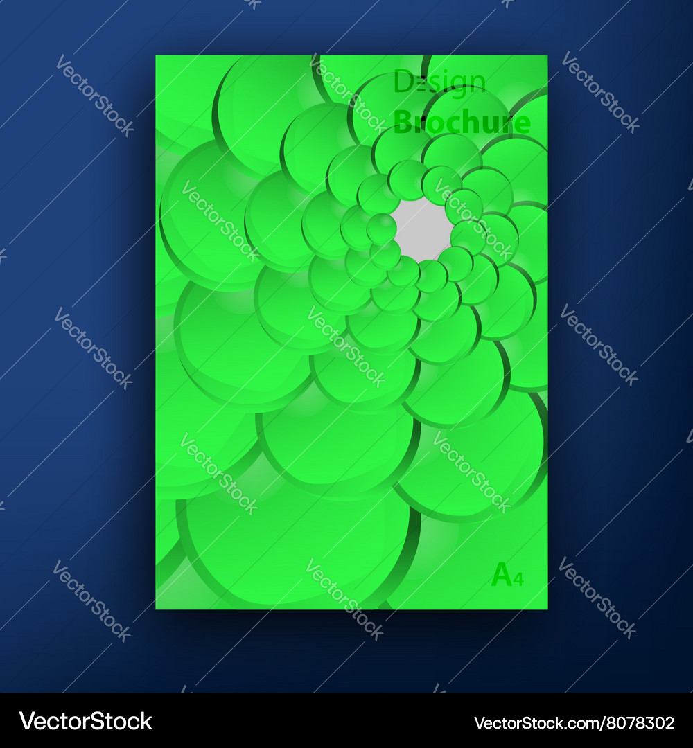 Brochure booklet cover design templates collection