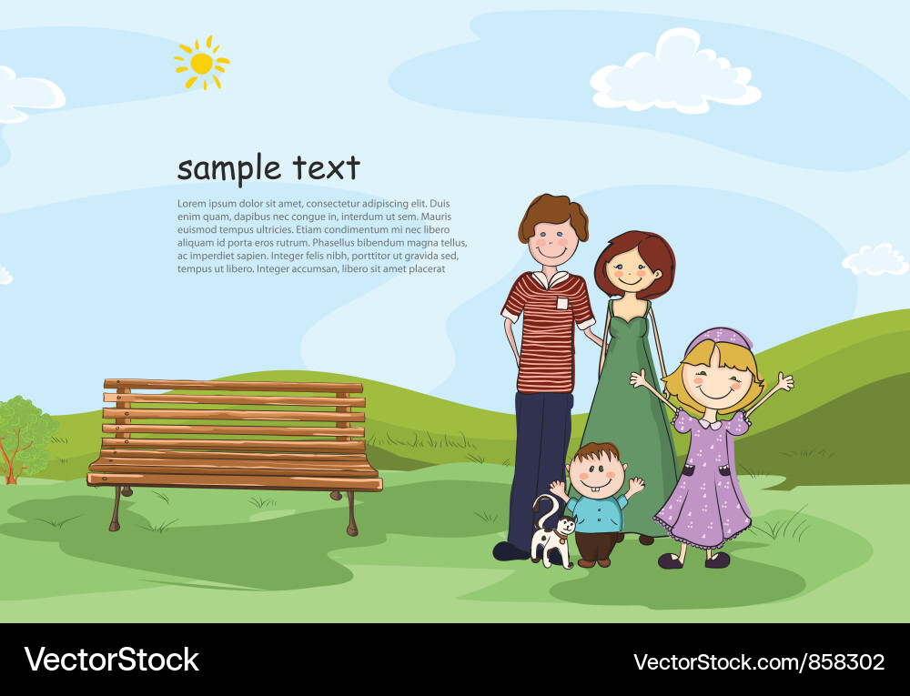 Cartoon background Royalty Free Vector Image - VectorStock