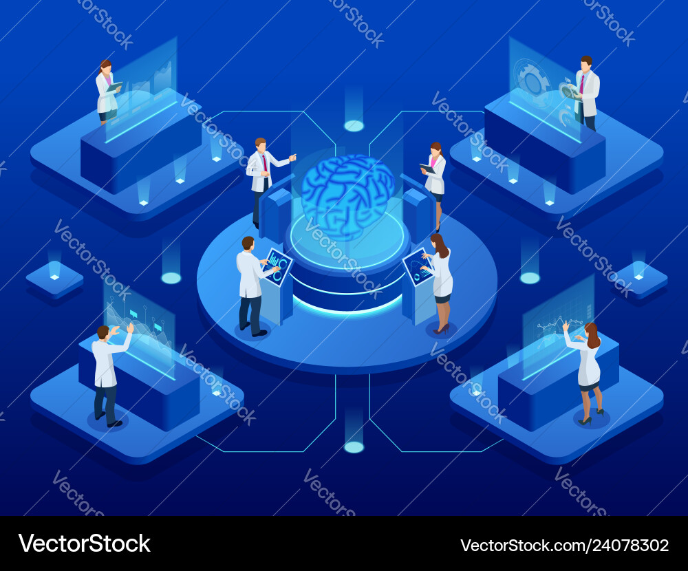 Biotech Isometric Vector Images (over 360)