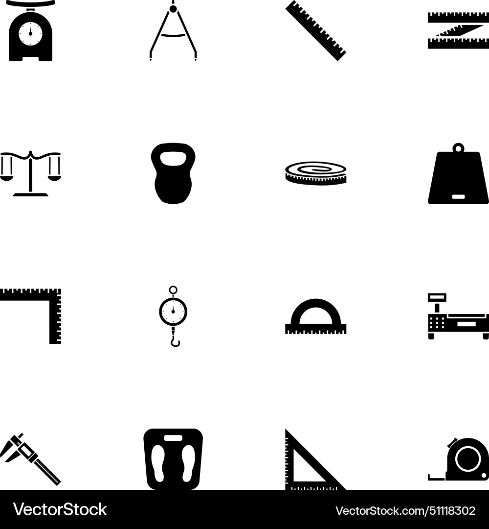 Scales rulers icon - expand to any size change Vector Image