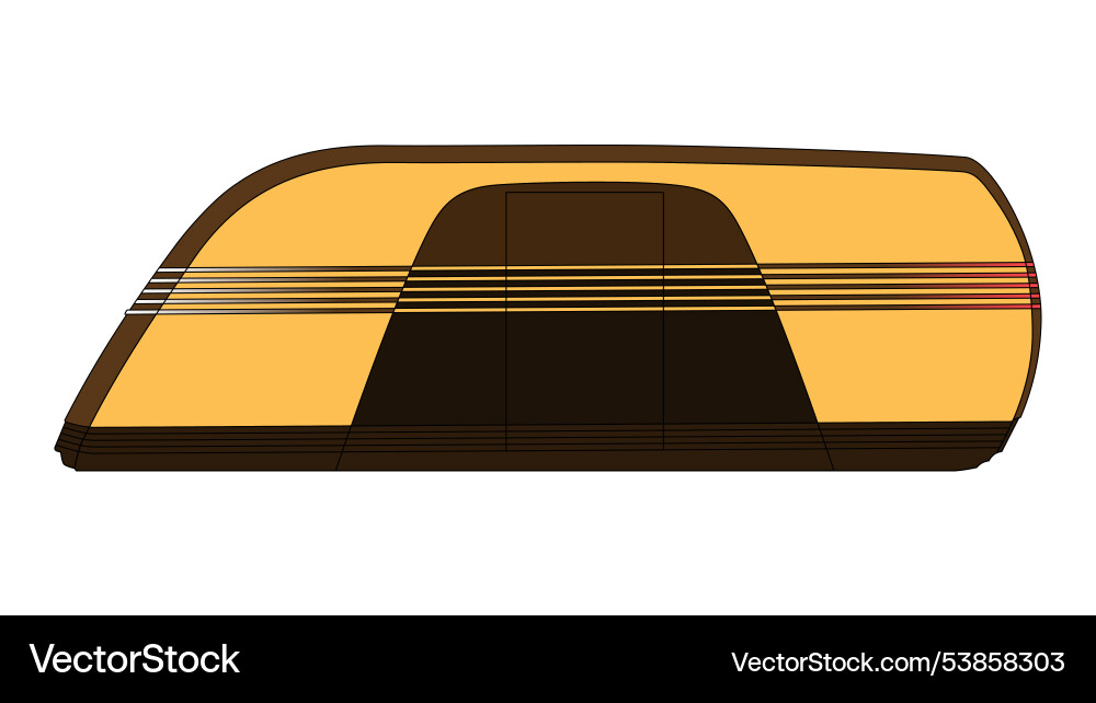 Tesla robovan Royalty Free Vector Image - VectorStock