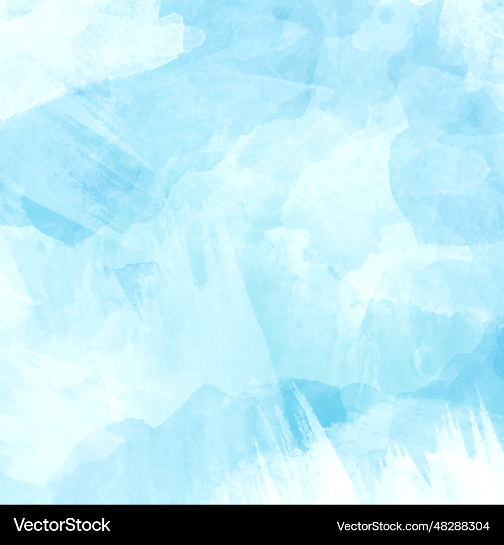 Abstract blue watercolour texture background Vector Image