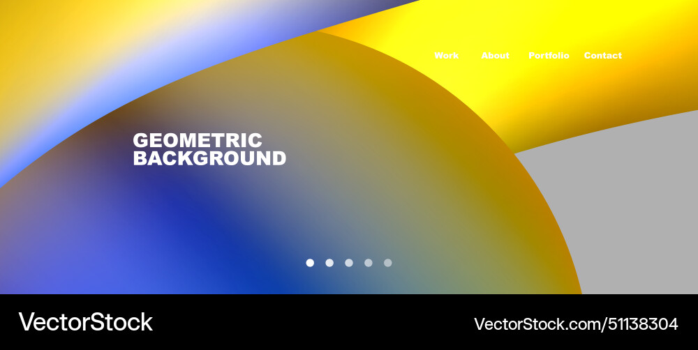 Geometric background featuring yellow and electric