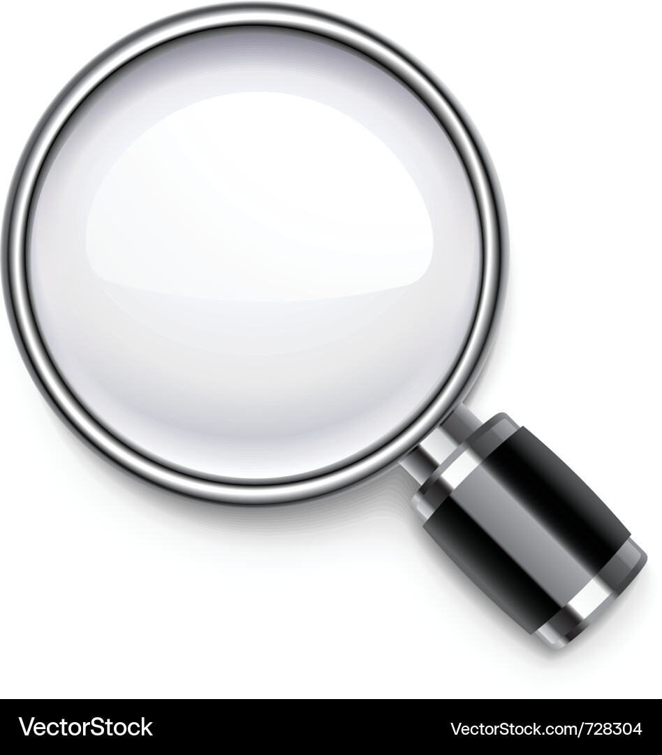 Magnifying glass icon Royalty Free Vector Image