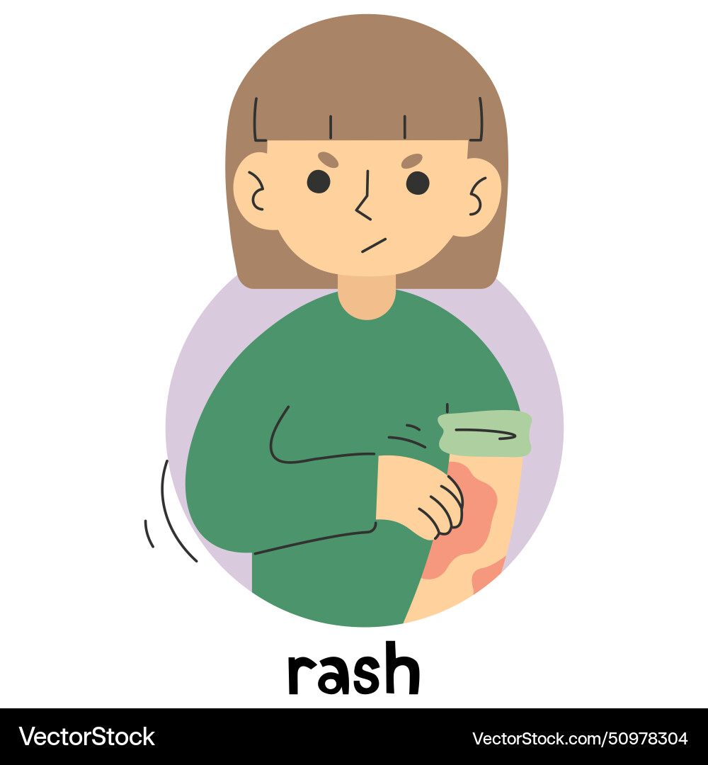 Rash 7 Royalty Free Vector Image - VectorStock