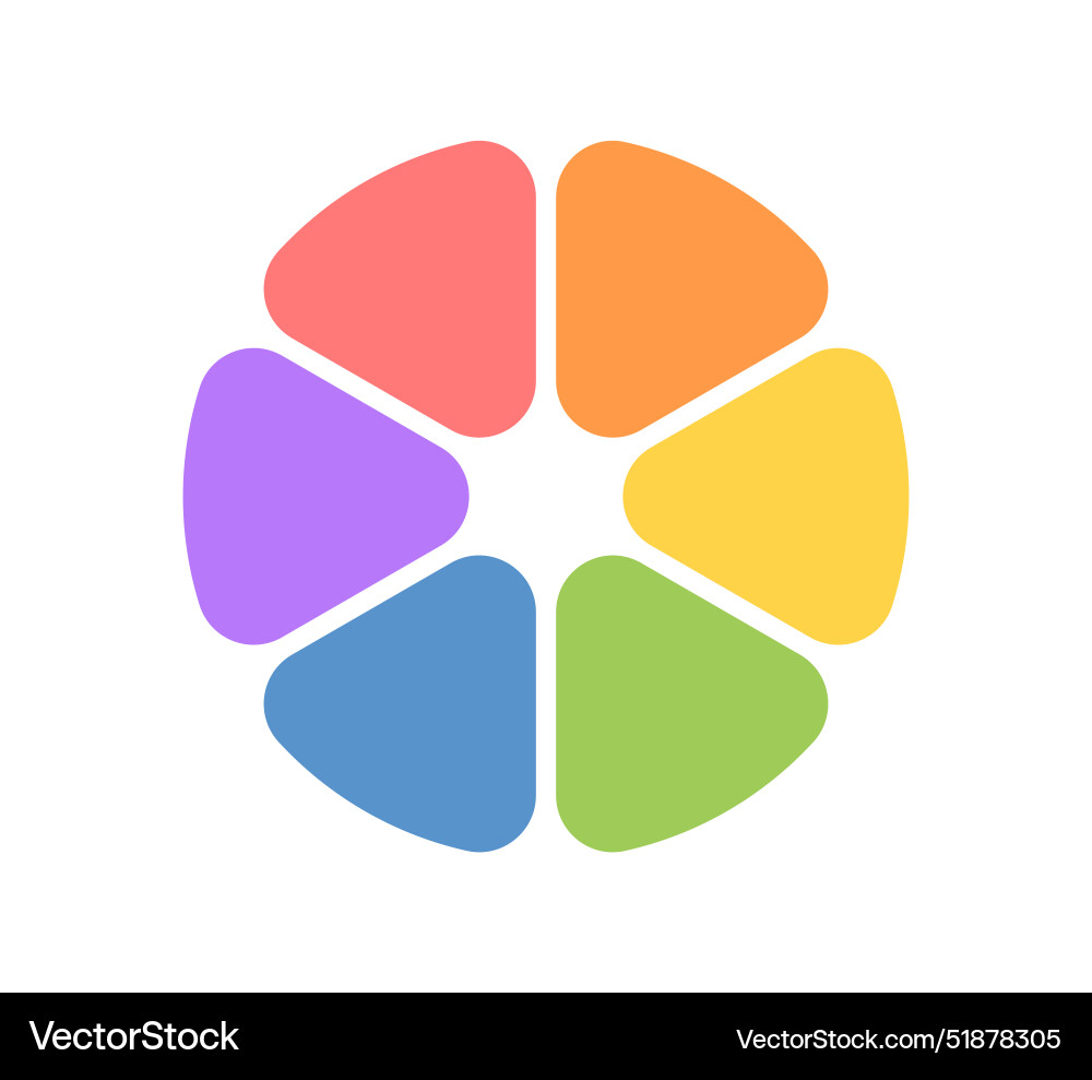 Circle division infographic icon pie chart Vector Image Circle division infographic icon pie chart Vector Image