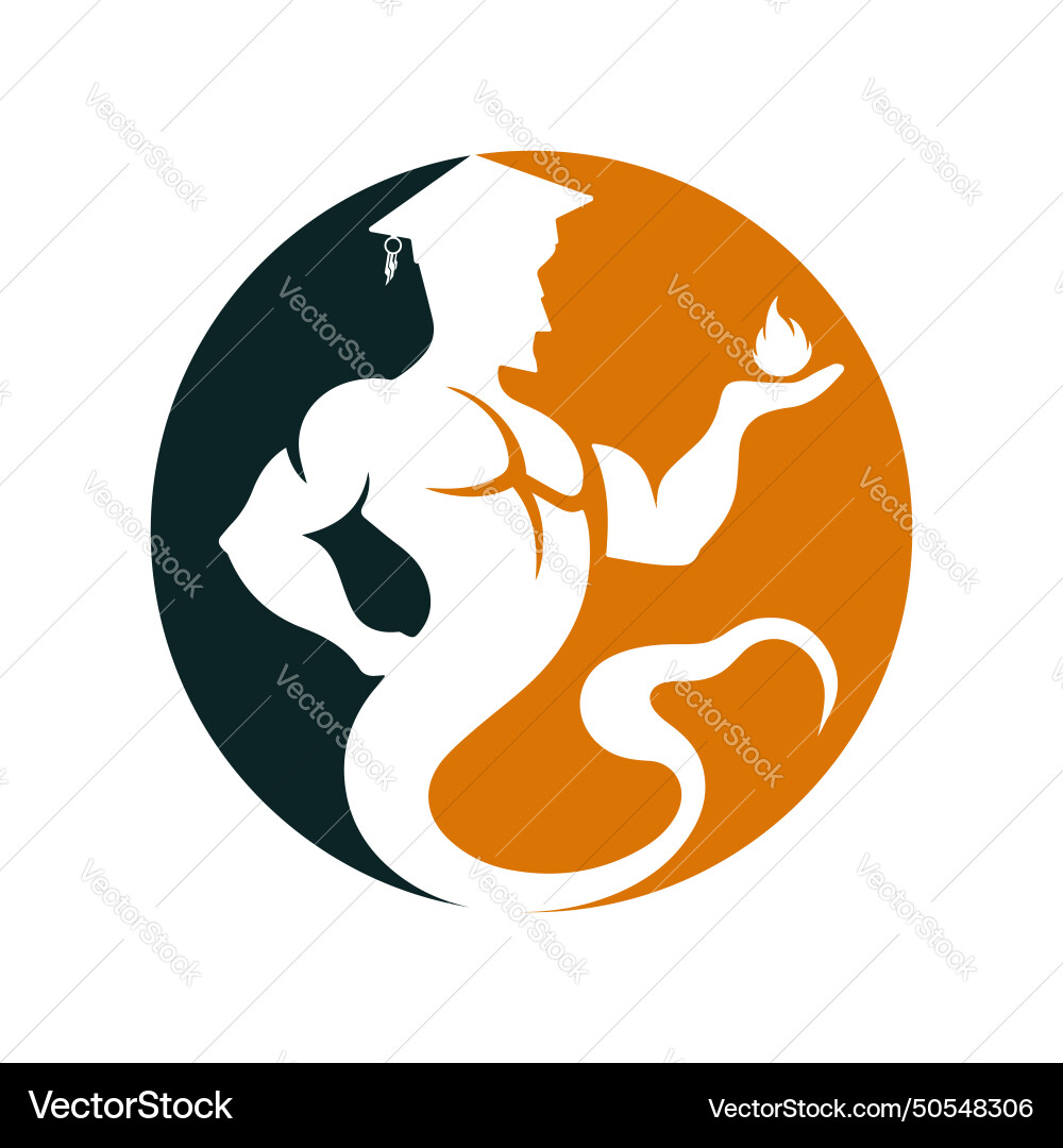 Genie logo design Royalty Free Vector Image - VectorStock