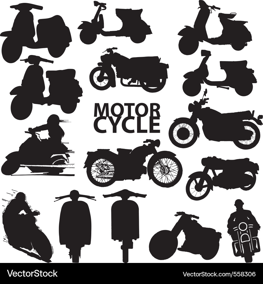 Motorcycles Royalty Free Vector Image - VectorStock