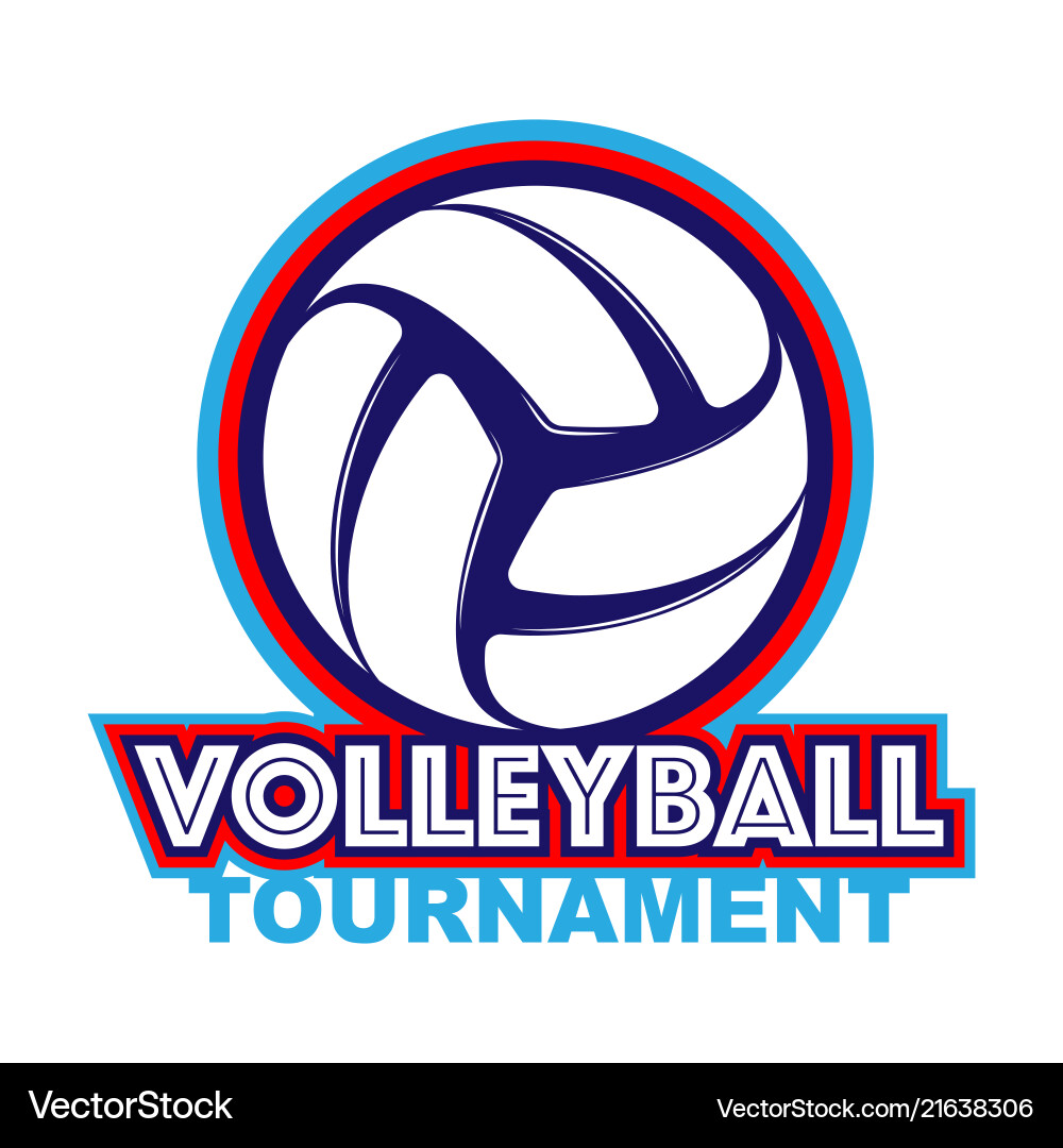Red White and Blue Volleyball Vector Images (over 250)