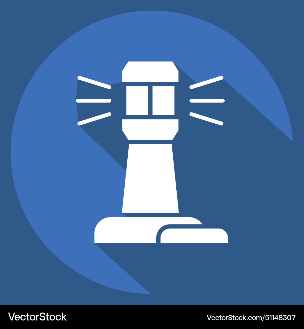 Icon light house related to navigation symbol Vector Image