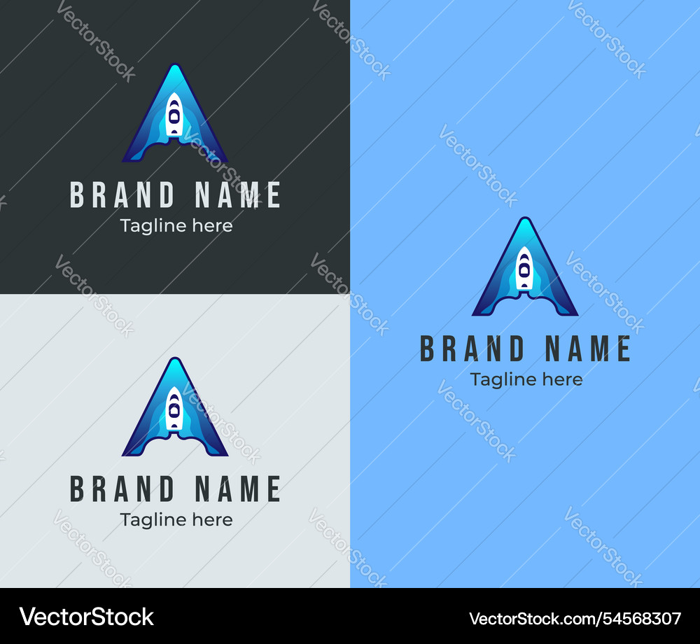 Logo letter Royalty Free Vector Image - VectorStock