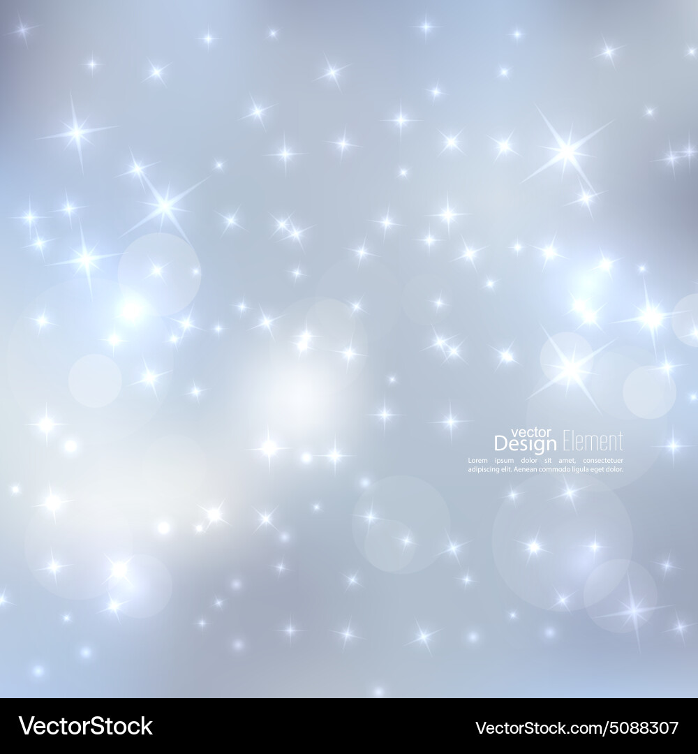 Sparkling Starry Night Royalty Free Vector Image