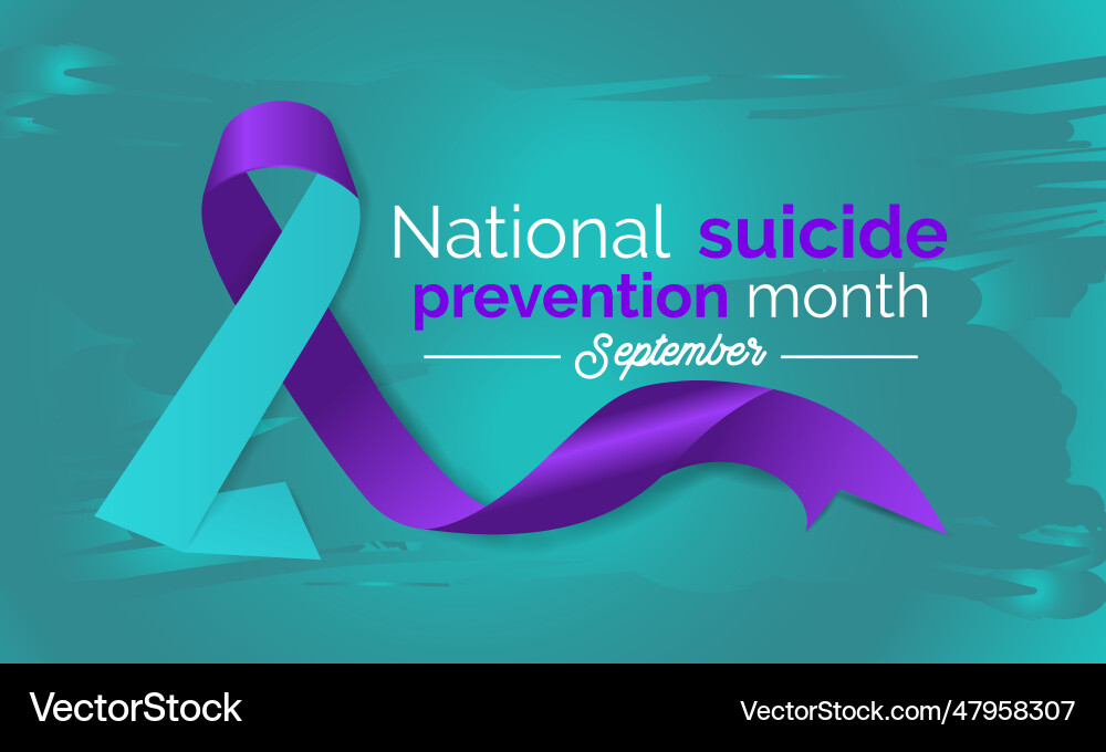 Suicide Prevention Month Royalty Free Vector Image