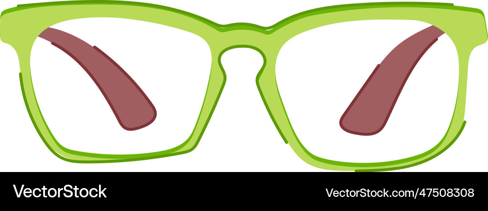 Technology computer glasses cartoon Royalty Free Vector