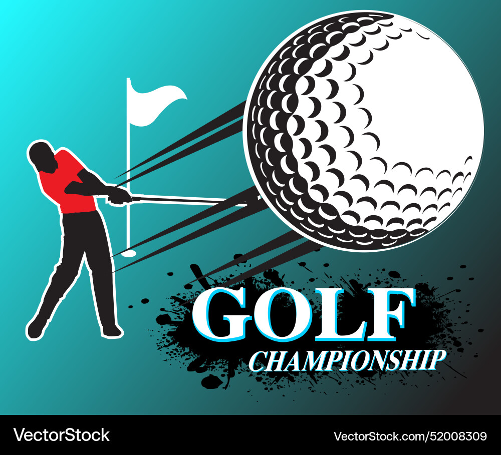 Golf championship (52008309) – Royalty-Free Vector | VectorStock
