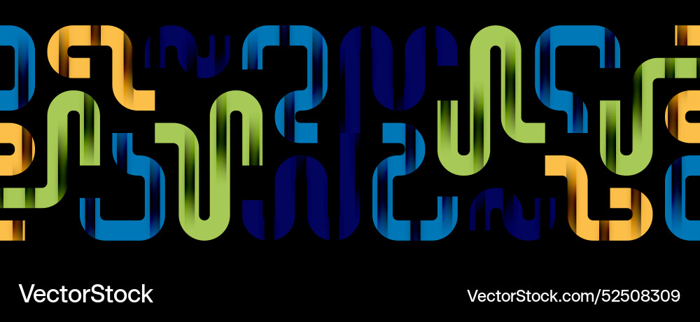 Lines abstract letter style design background Vector Image