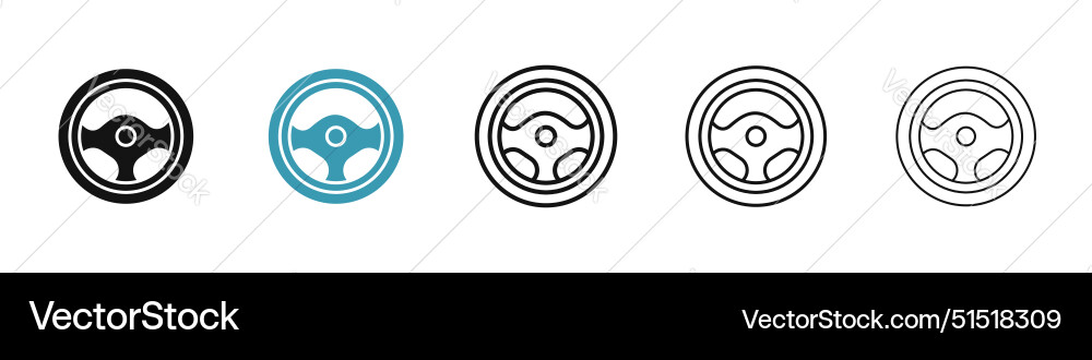 Steering wheel icon Royalty Free Vector Image - VectorStock