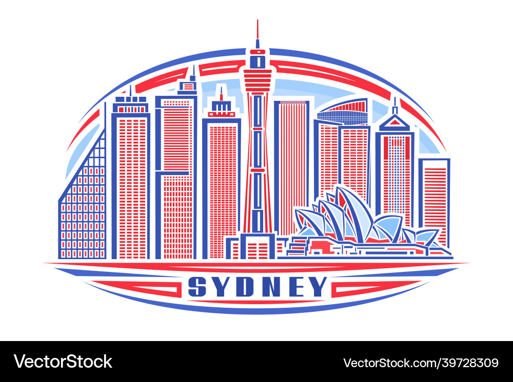 Sydney Royalty Free Vector Image - VectorStock