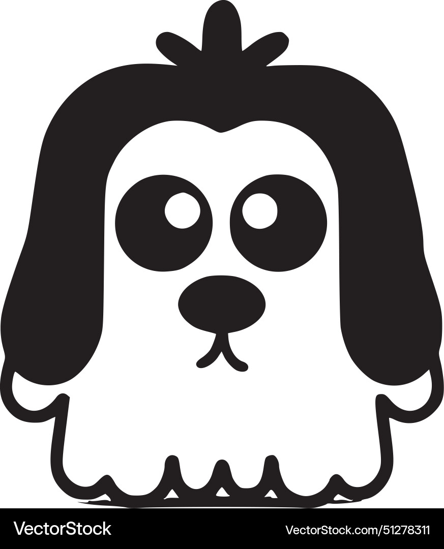 Dog - minimalist and simple silhouette Royalty Free Vector