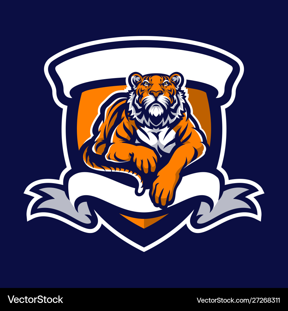 Tiger logo Royalty Free Vector Image - VectorStock