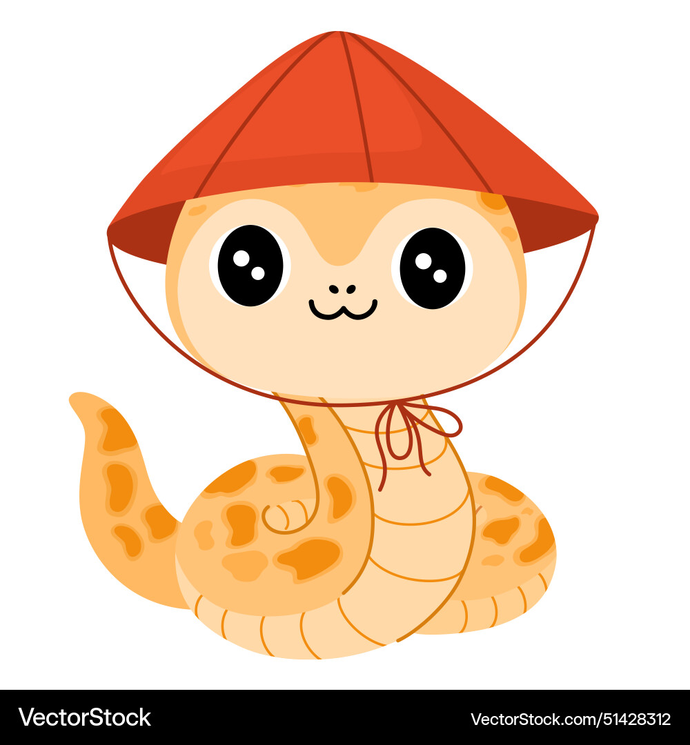 1892 snake hat2 Royalty Free Vector Image - VectorStock