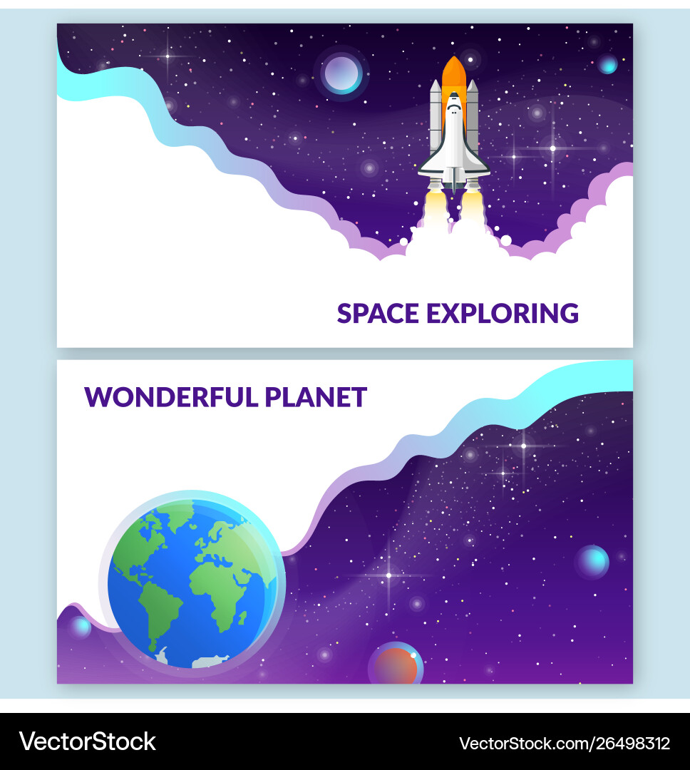 Banner space Royalty Free Vector Image - VectorStock