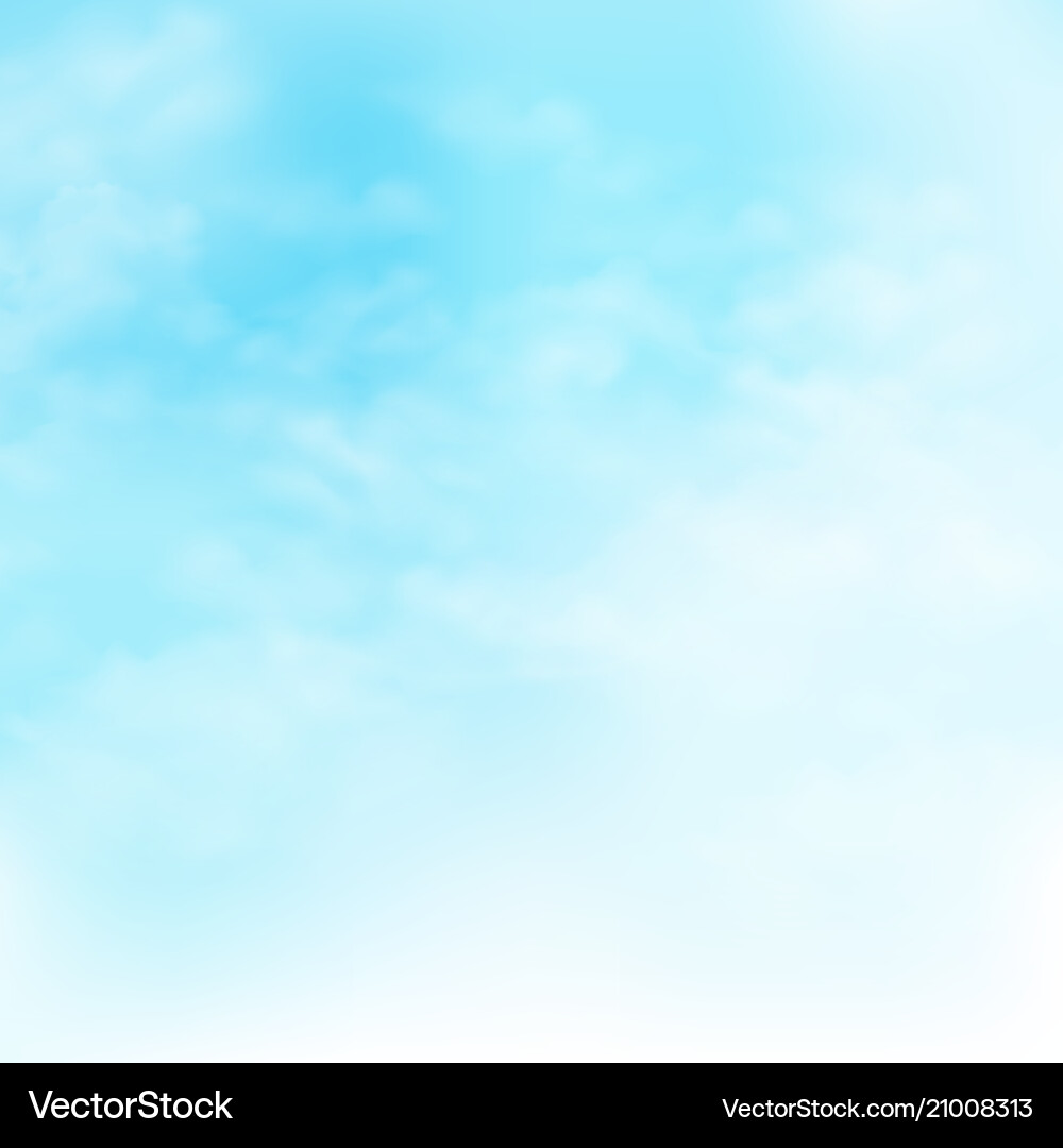 Blue Sky Clouds Royalty Free Vector Image - VectorStock