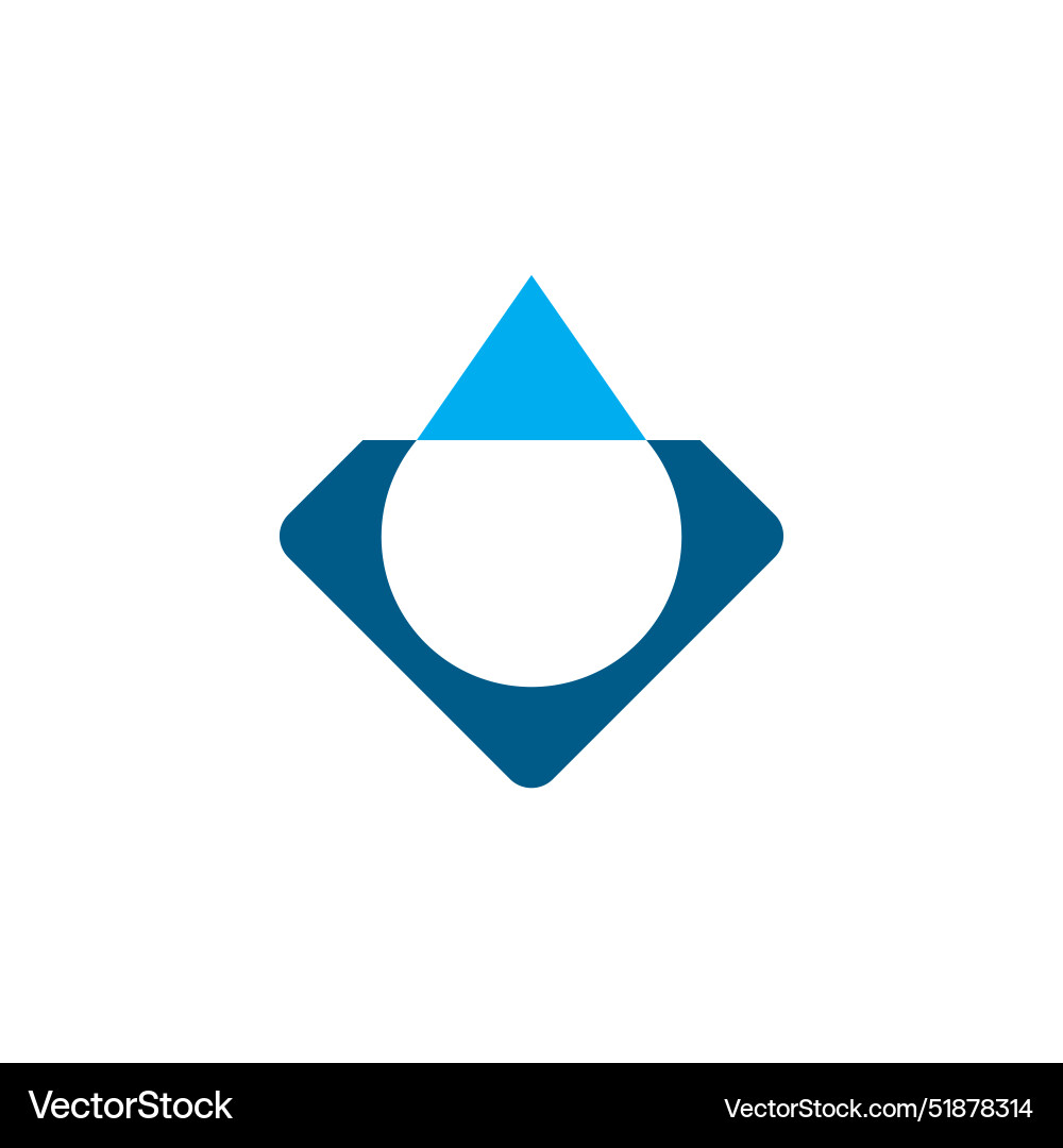 Water purify logo design Royalty Free Vector Image