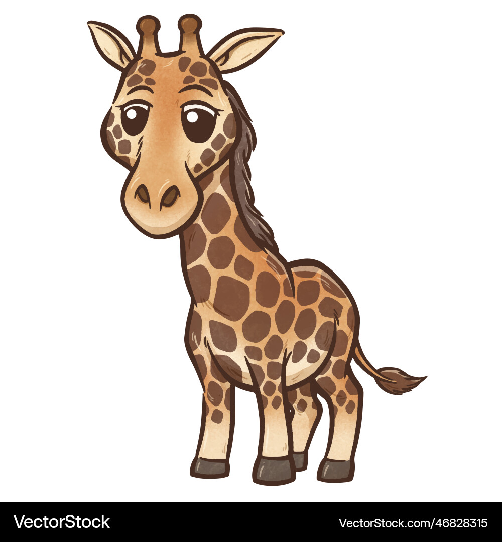 Giraffe Royalty Free Vector Image - VectorStock
