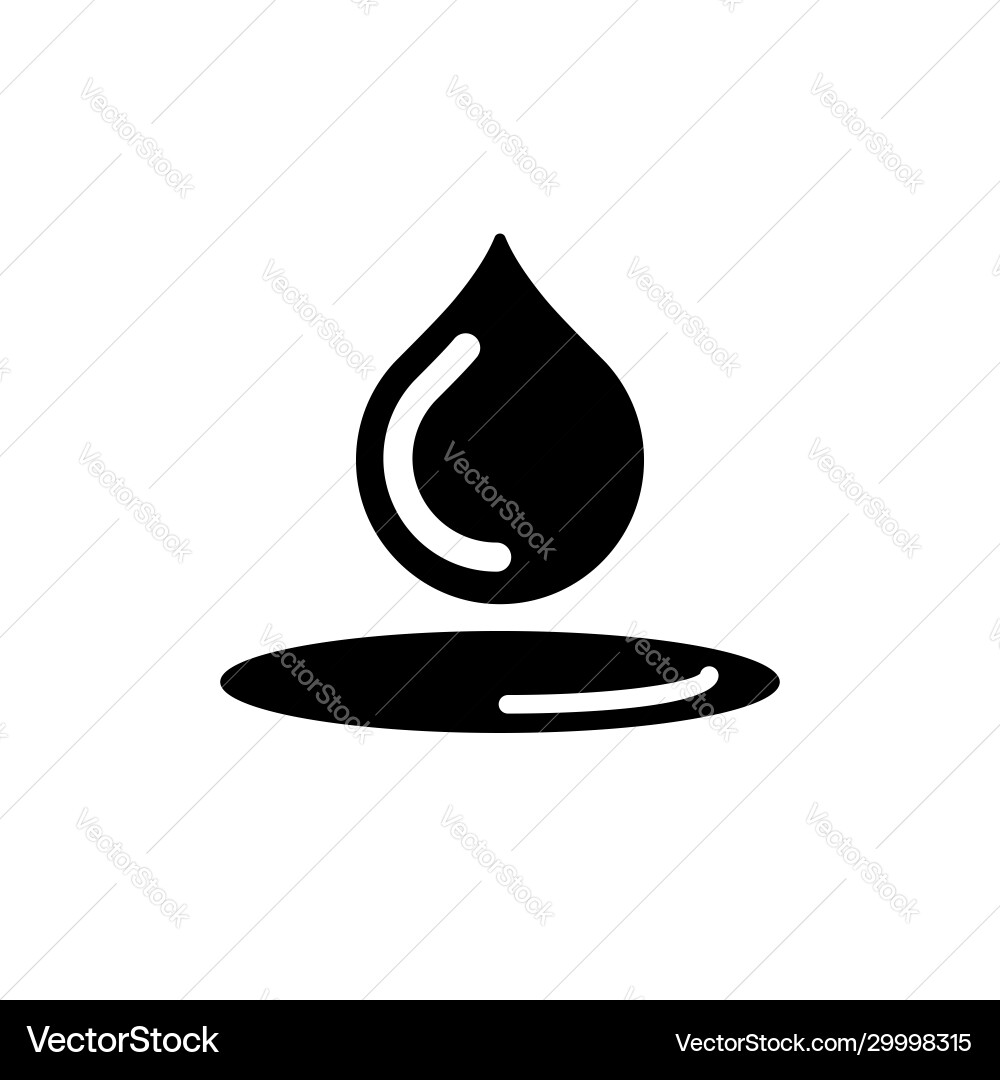 Water drop icon Royalty Free Vector Image - VectorStock