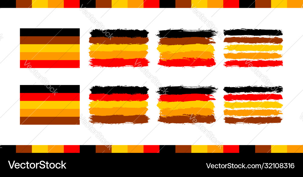 Bipoc black indigenous and people color set Vector Image
