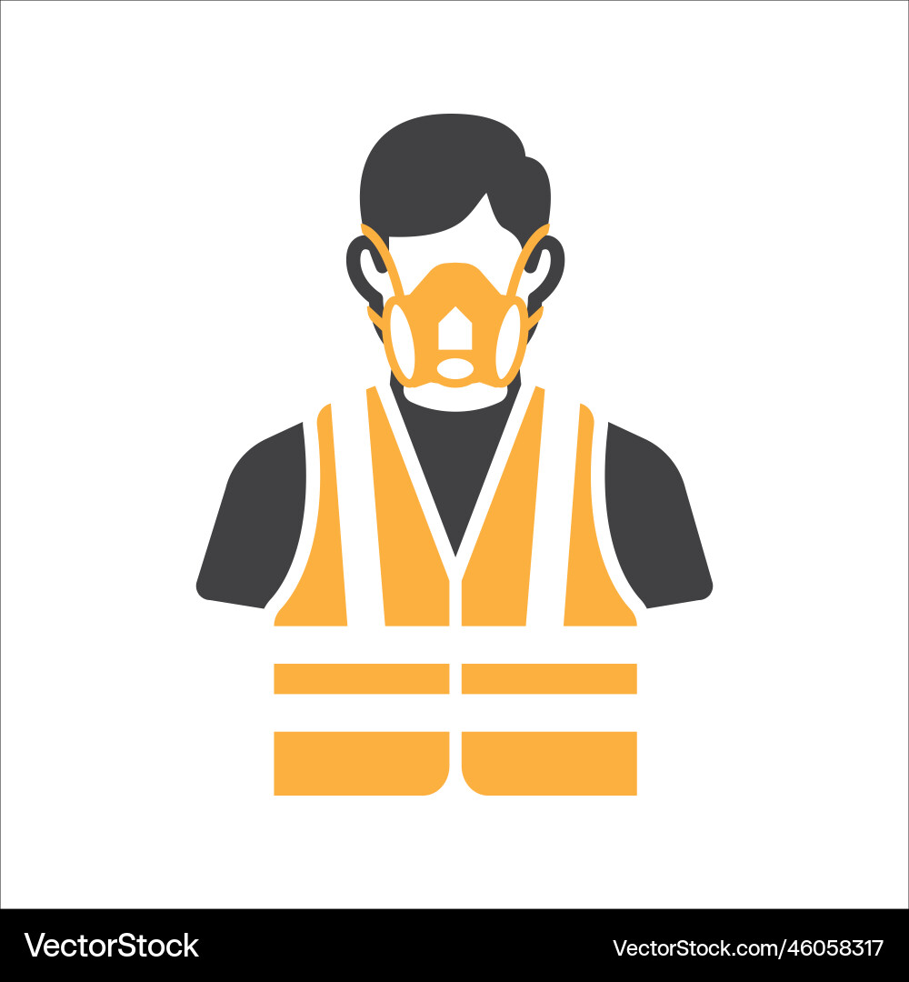 Construction worker icon Royalty Free Vector Image