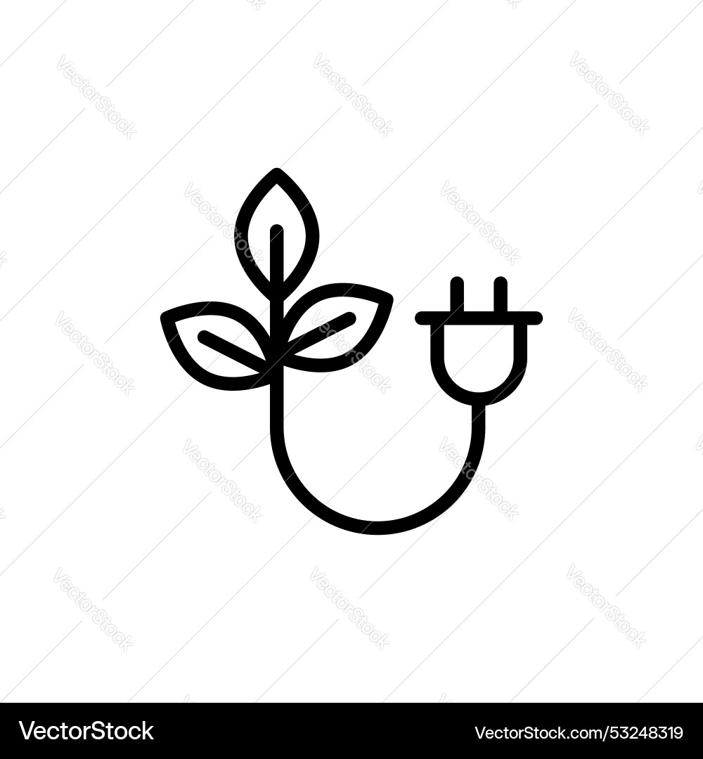 Alternative energy icon set renewable and green Vector Image