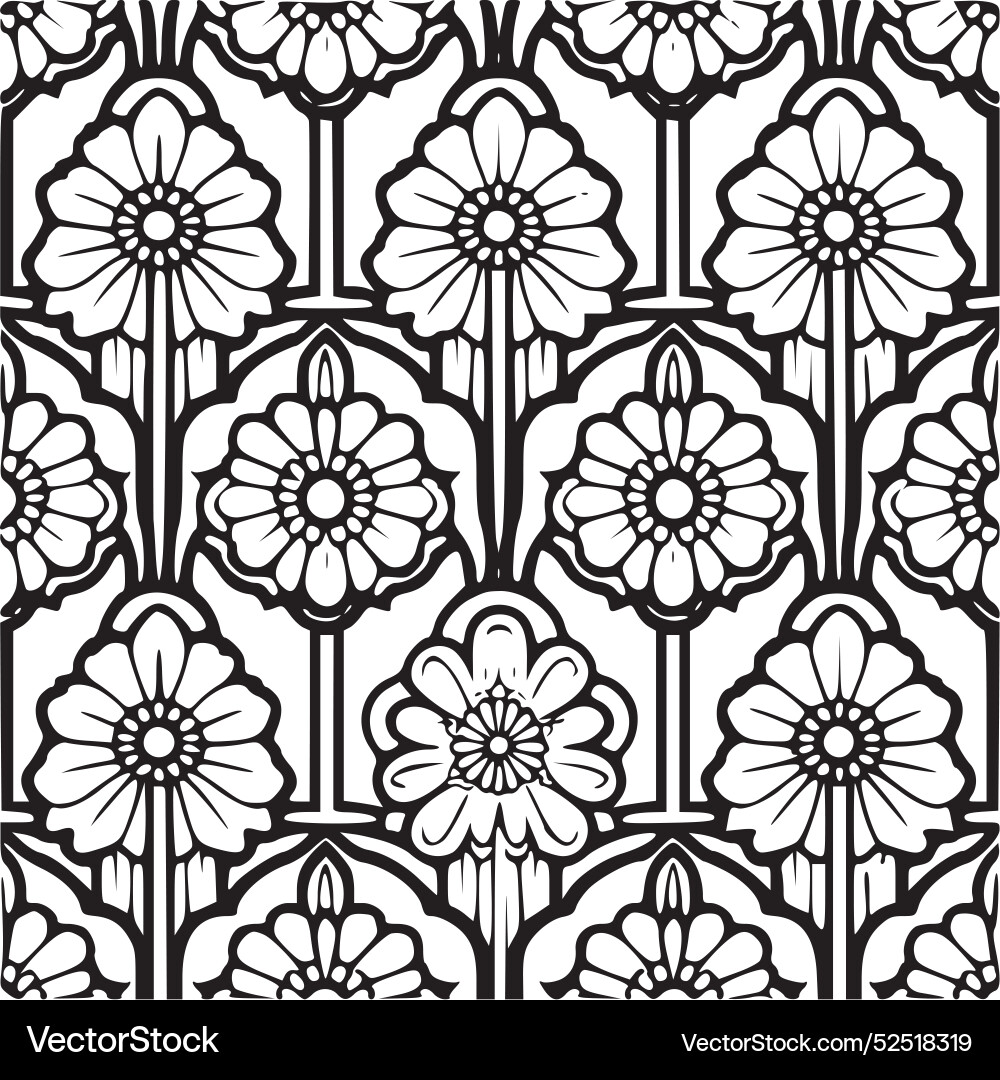 Geometric pattern flower paper Royalty Free Vector Image