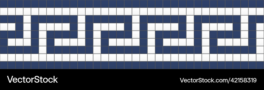 Greek style seamless pattern geometric meander Vector Image