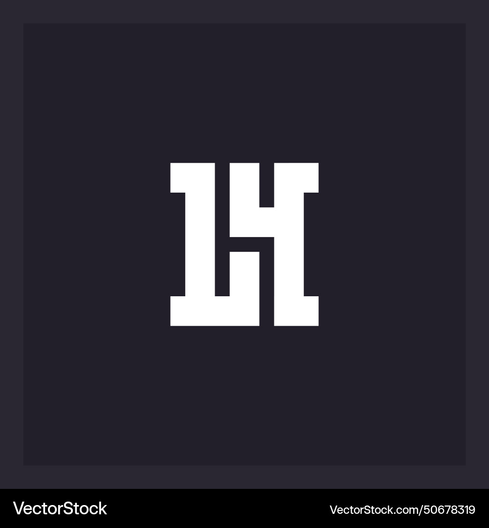 L4 - abstract logotype or icon creative Royalty Free Vector