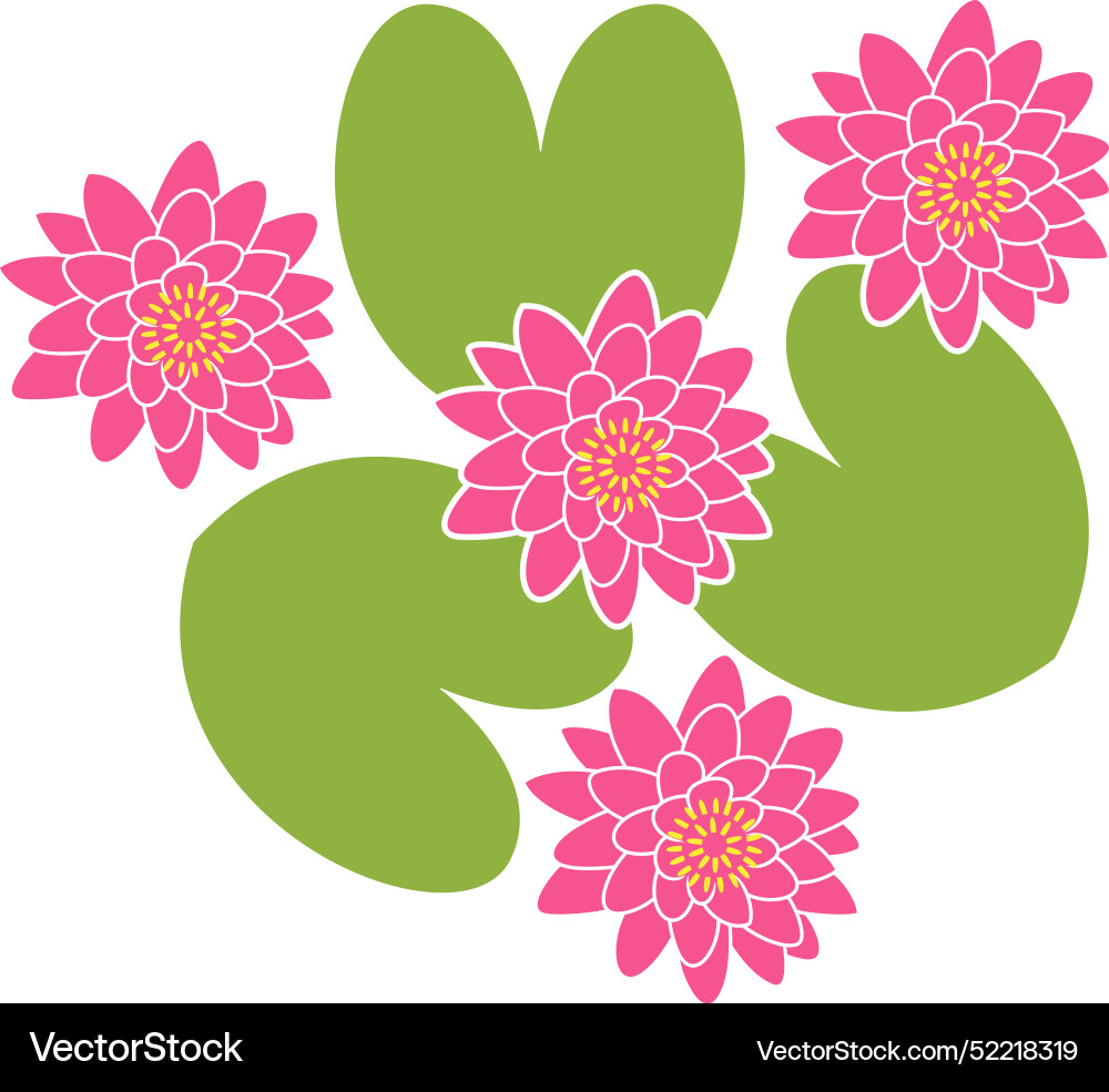 Lotus flower Royalty Free Vector Image - VectorStock