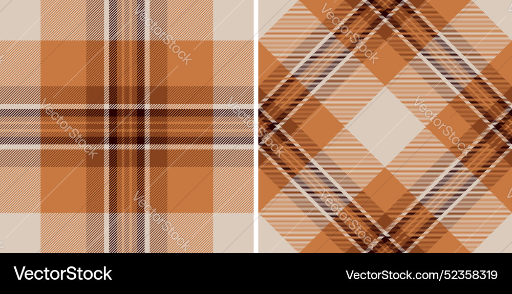 Texture fabric of seamless plaid background Vector Image