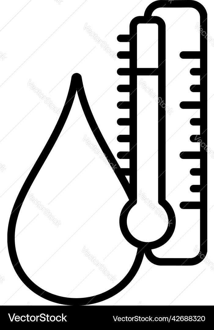 Humidity icon Royalty Free Vector Image - VectorStock